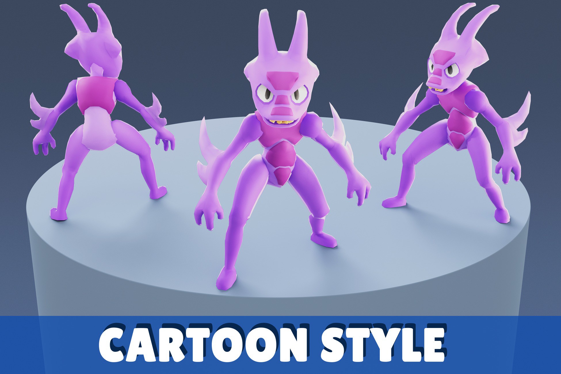 Cartoon Characters - Big Fury Warrior | 3D Creatures | Unity Asset Store