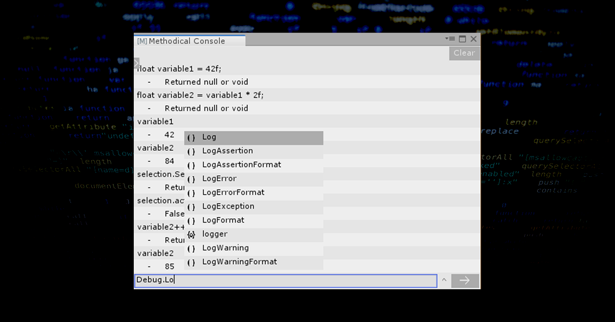 Methodical - Command Line Interface For Unity | ユーティリティ ツール | Unity ...