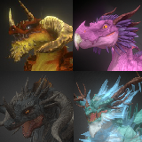 Pack - Elemental Ultimate Dragons 02