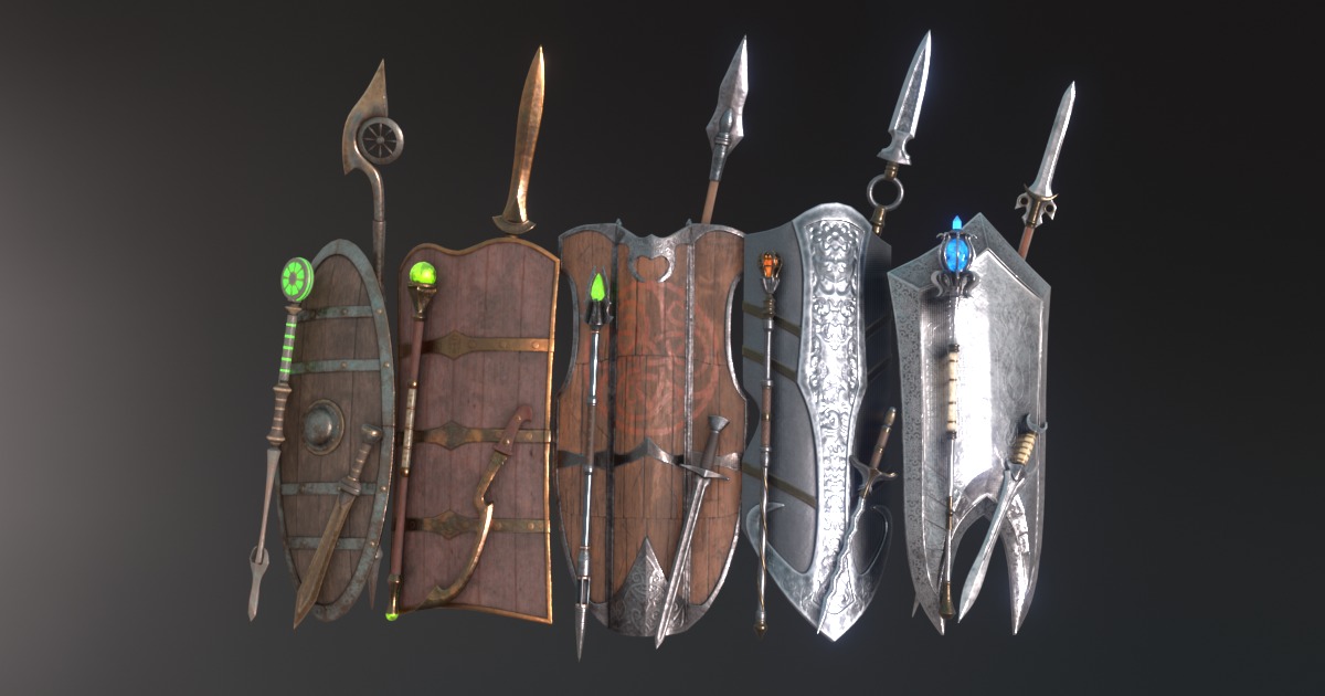 Fantasy weapon pack 4 | 3D Weapons | Unity Asset Store
