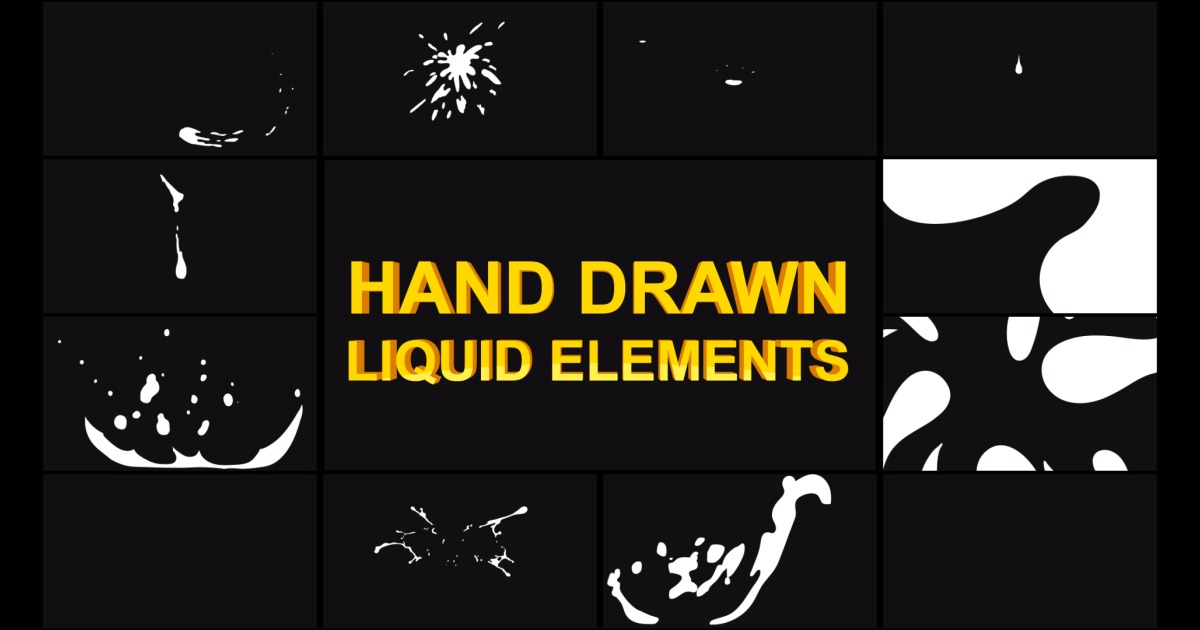 Hand Drawn Liquid Elements | Fire & Explosions | Unity Asset Store