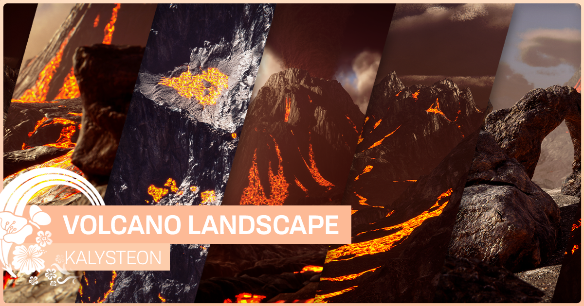 8K Volcano Landscape Pack | 3D Landscapes | Unity Asset Store