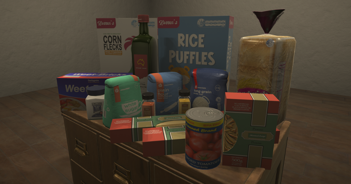 Pantry Food Items | 3D Food | Unity Asset Store