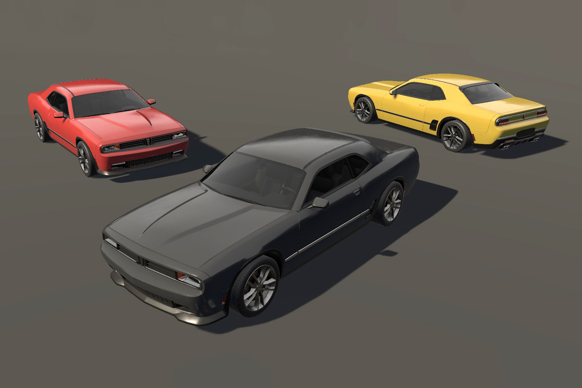 Muscle Car 1 | 3D Vehicles | Unity Asset Store