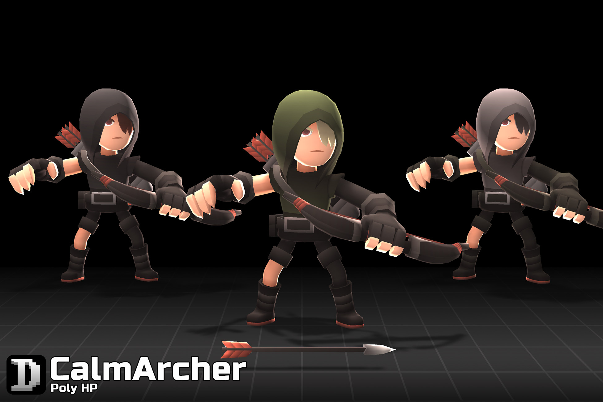 Poly HP - CalmArcher | Characters | Unity Asset Store