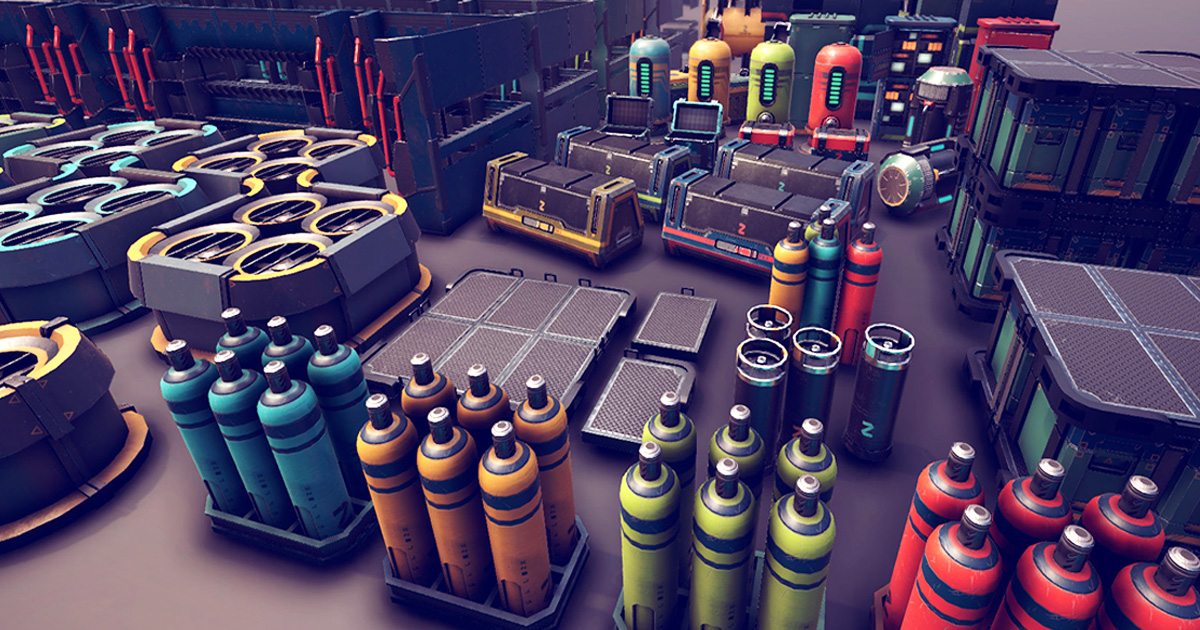 Sci-Fi Objects BIG Pack 2 | 3D Sci-Fi | Unity Asset Store