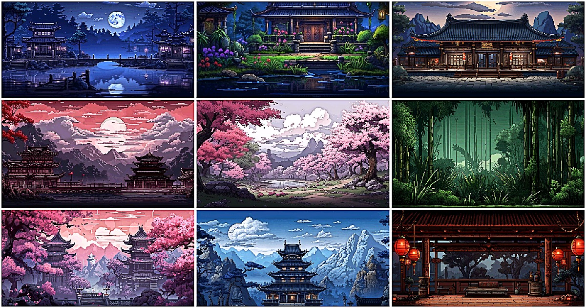 BACKGROUND - Pixel Samurai 1 | 2D Environments | Unity Asset Store