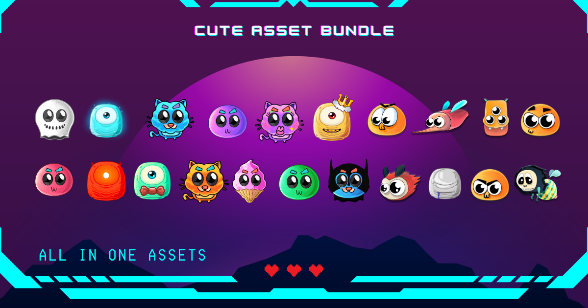 Cute 2D Assets Bundle | 2D | Unity Asset Store