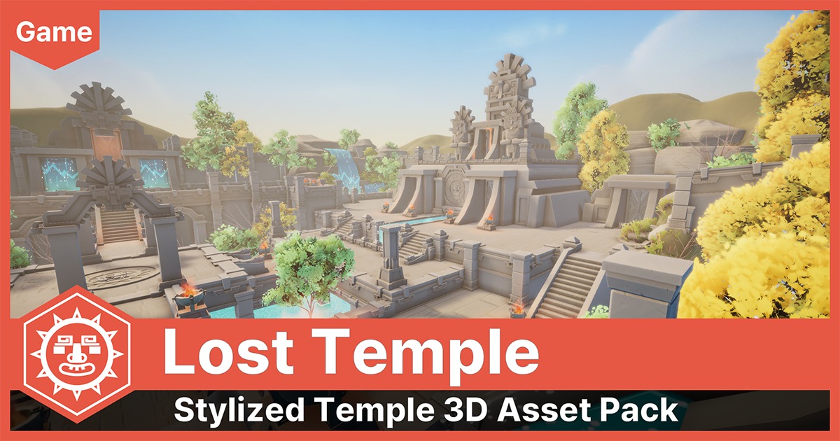 The Lost Temple (UModeler X) | 3D Fantasy | Unity Asset Store