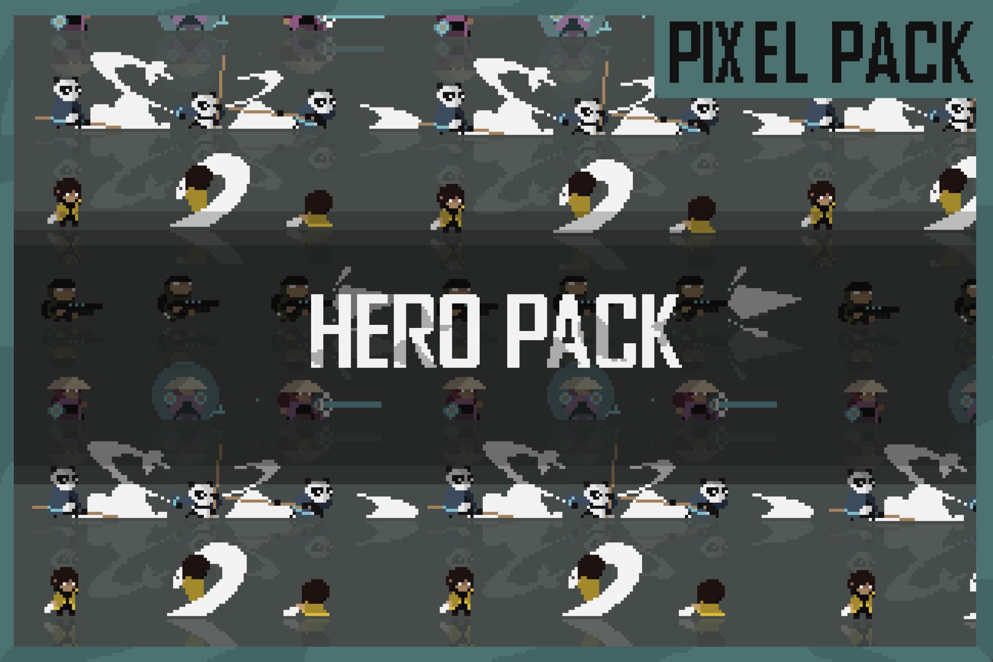 The DARK Series - Heroes Pack | 2D 캐릭터 | Unity Asset Store