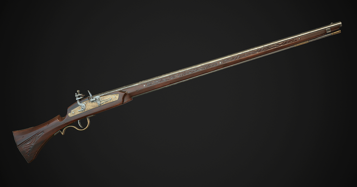 Flintlock rifle | 3D Guns | Unity Asset Store