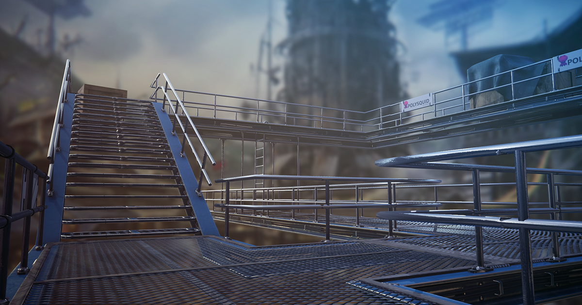 Modular Scaffolding Pack | 3D Industrial | Unity Asset Store