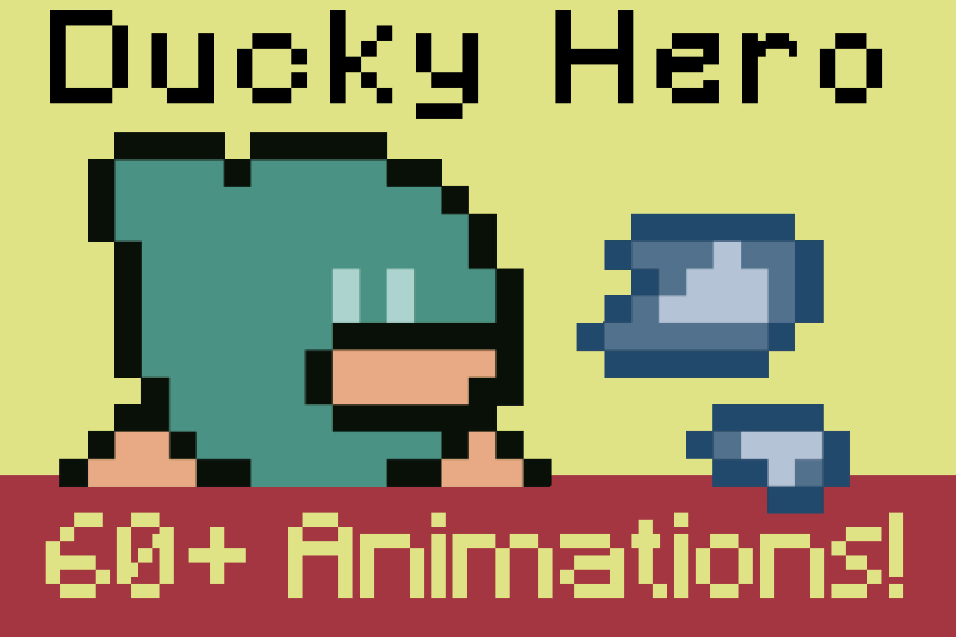 Ducky Hero (2D Animated Pixel Art Character) | 2D | Unity Asset Store