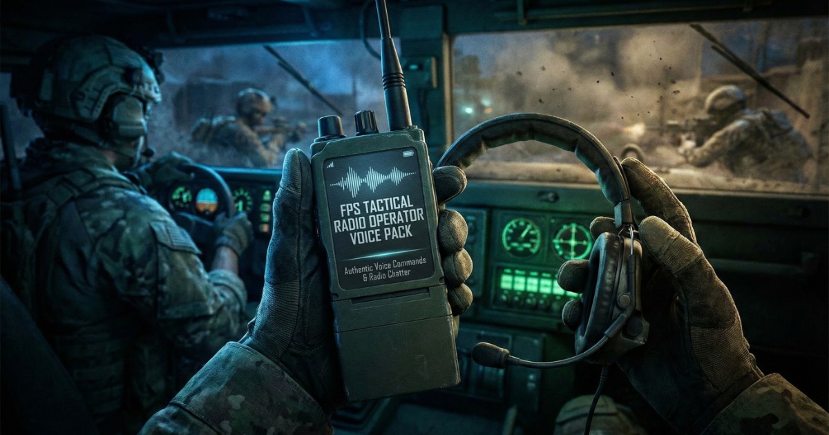 FPS Tactical Radio Operator Voice Pack | Voices Sound FX | Unity Asset ...