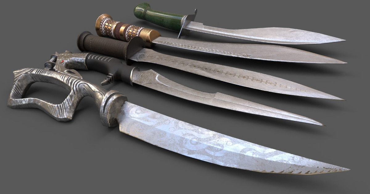 Daggers | 3D Weapons | Unity Asset Store