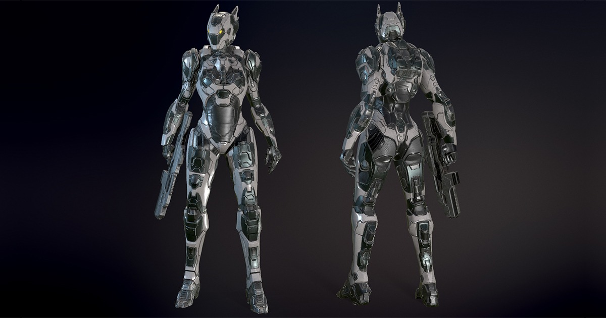 Cyber_Girl | Characters | Unity Asset Store