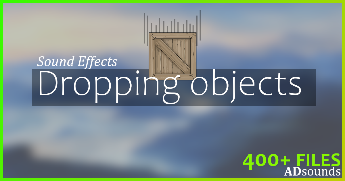 Dropping Objects - Sound Effects | Audio Sound FX | Unity Asset Store