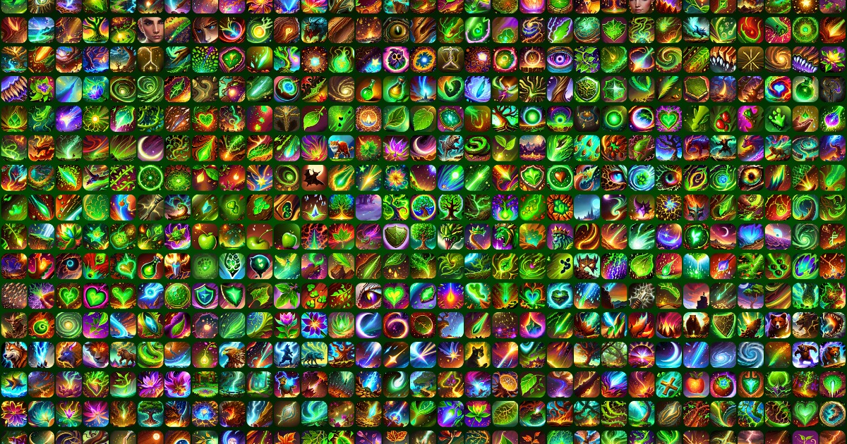 500+ druid skill icons | 2D Icons | Unity Asset Store