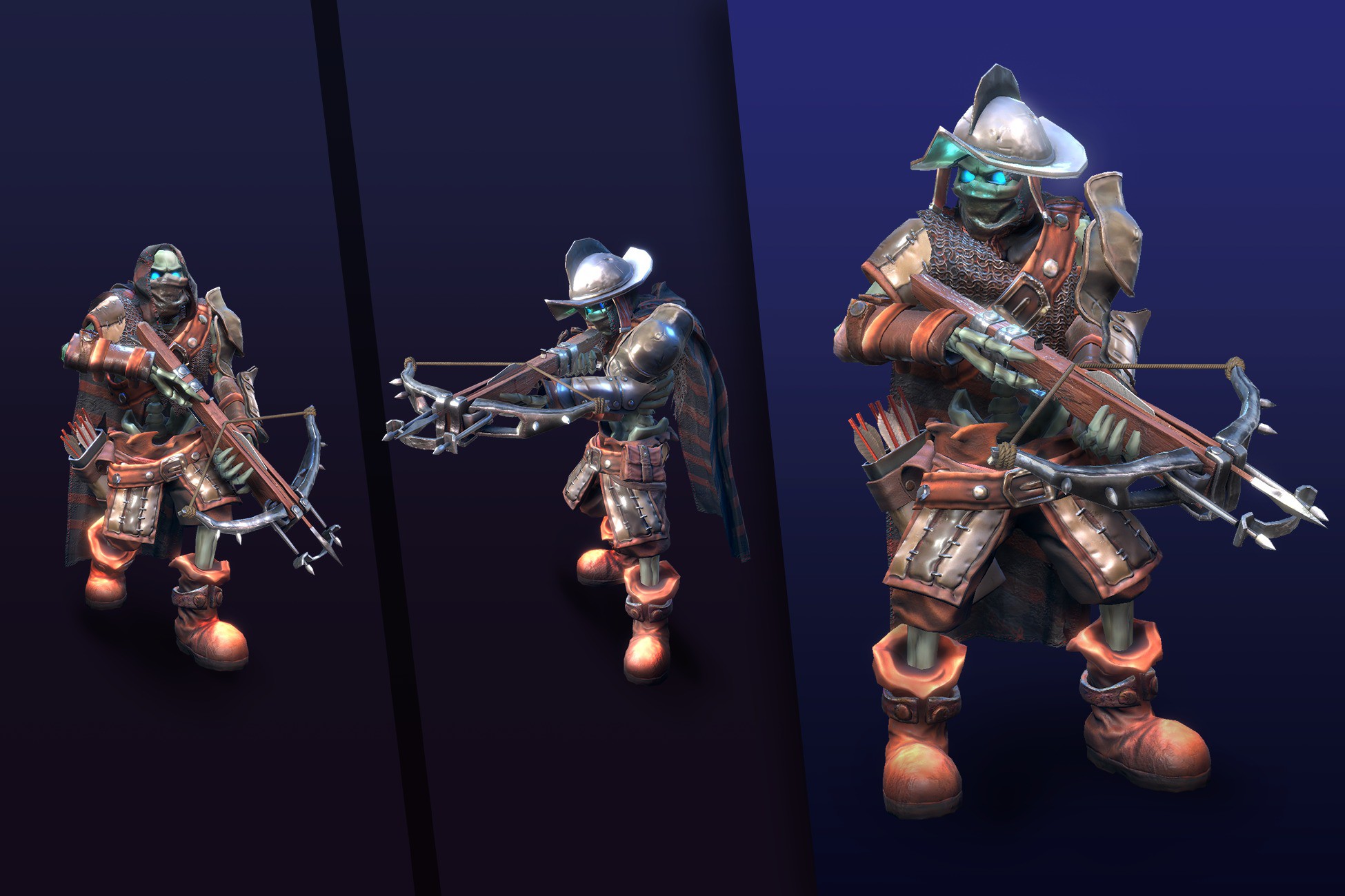 Stylized Skeleton Crossbowman | 3D Fantasy | Unity Asset Store