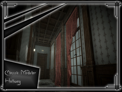 Classic Modular Hallway | 3D Urban | Unity Asset Store