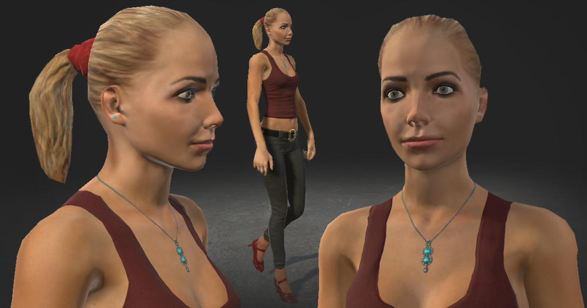 Young Woman | Characters | Unity Asset Store