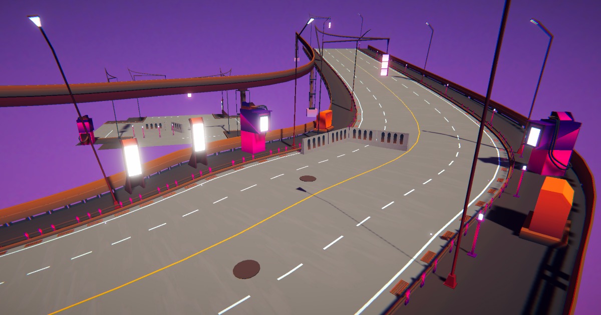 Stylized Road Props v1 | 3D Exterior | Unity Asset Store