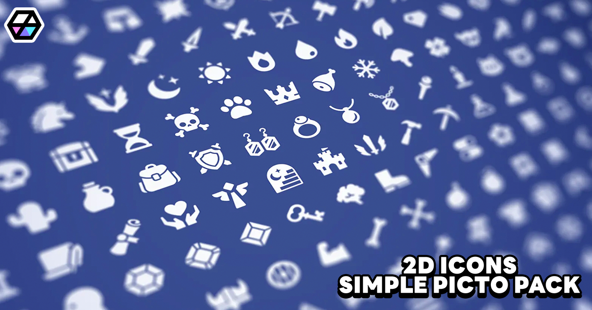 2D Icons - Simple Picto Pack | 2D Icons | Unity Asset Store