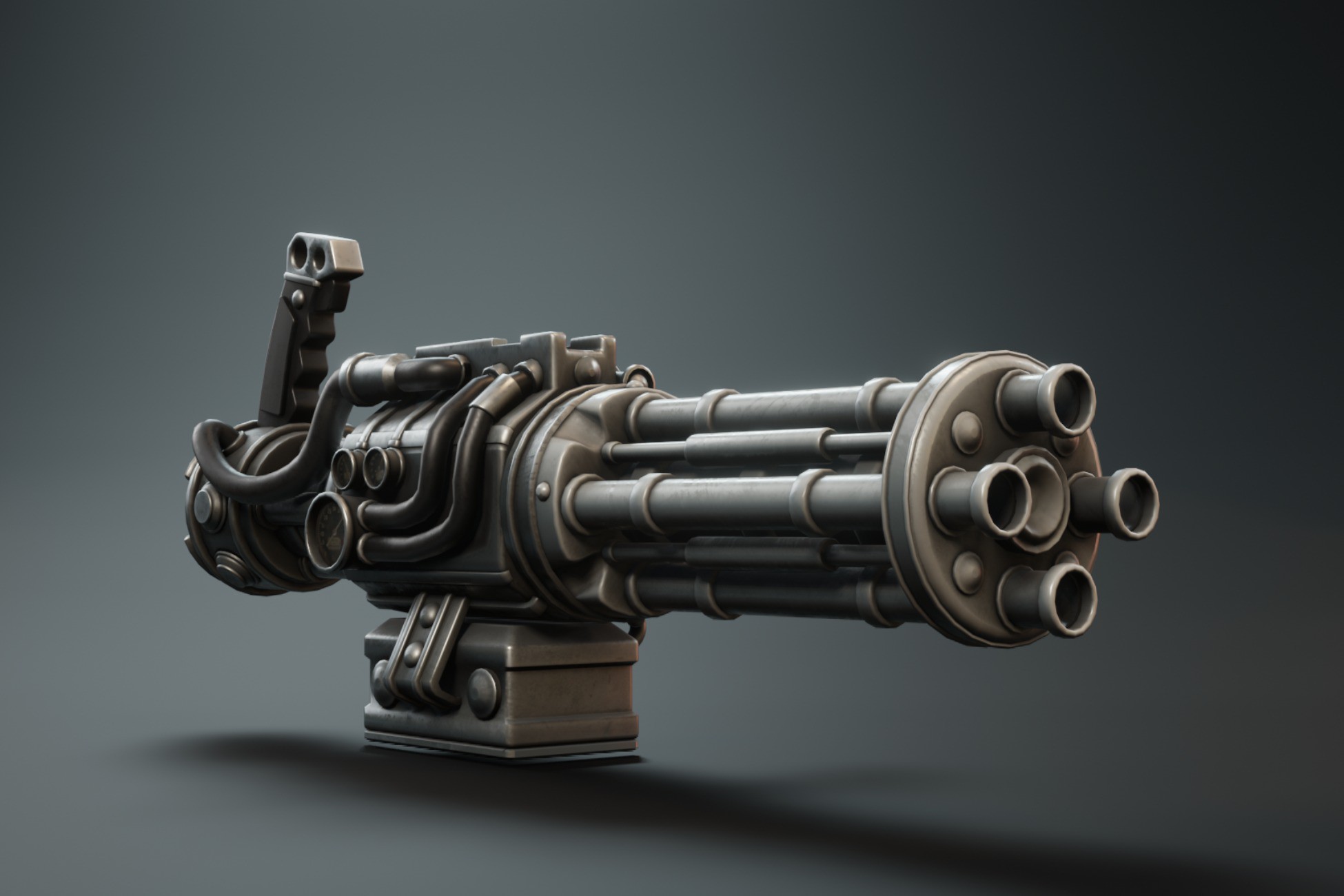 minigun_low_poly | 3D Guns | Unity Asset Store