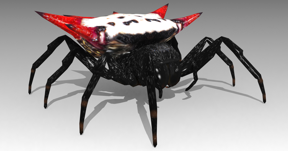 Spinybacked Spider | 3D Characters | Unity Asset Store