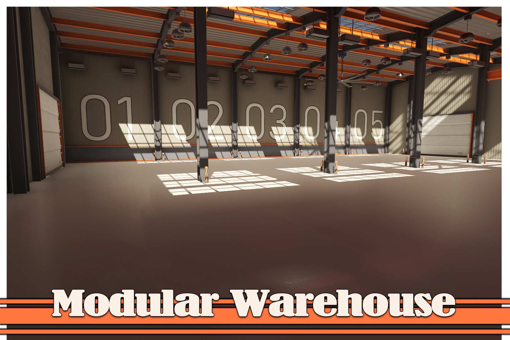 Modular Warehouse Pack 3d Environments Unity Asset Store
