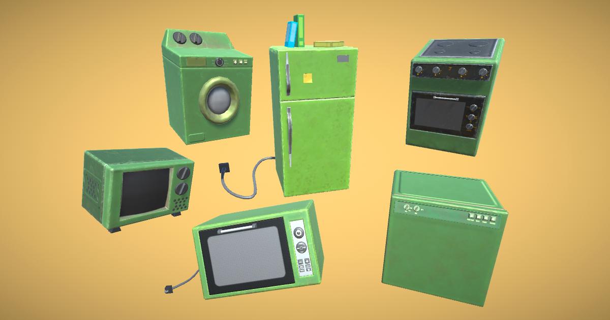 Stylized HouseHold Good | 3D 道具 | Unity Asset Store