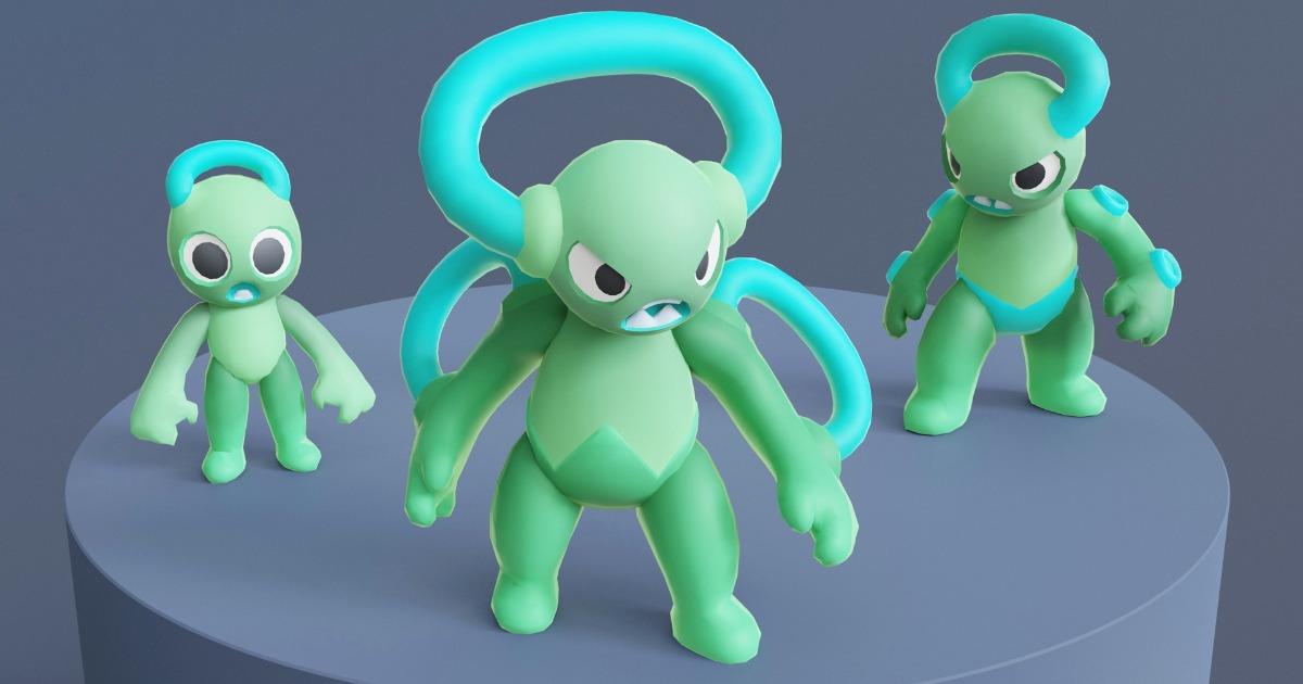 Cartoon Characters - Bool Warriors | 3D Creatures | Unity Asset Store