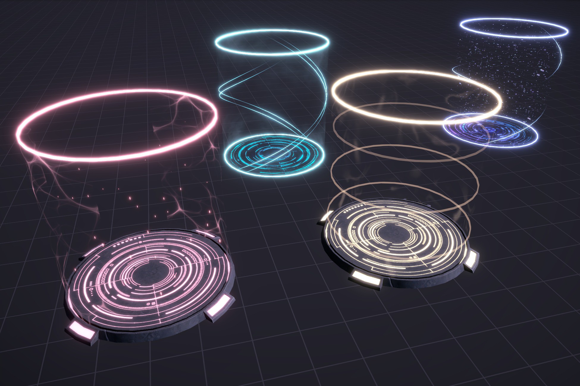 Sci-Fi Teleport VFX Pack by FlexUnit