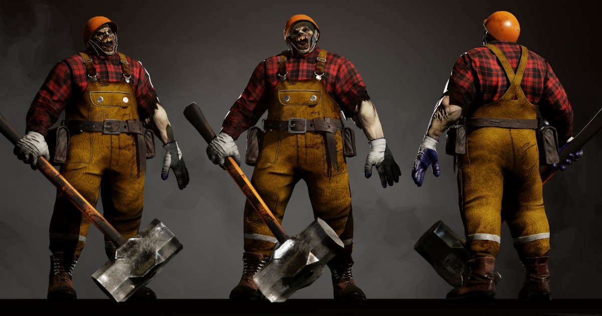 Zombie Builder Boss | 3D Characters | Unity Asset Store