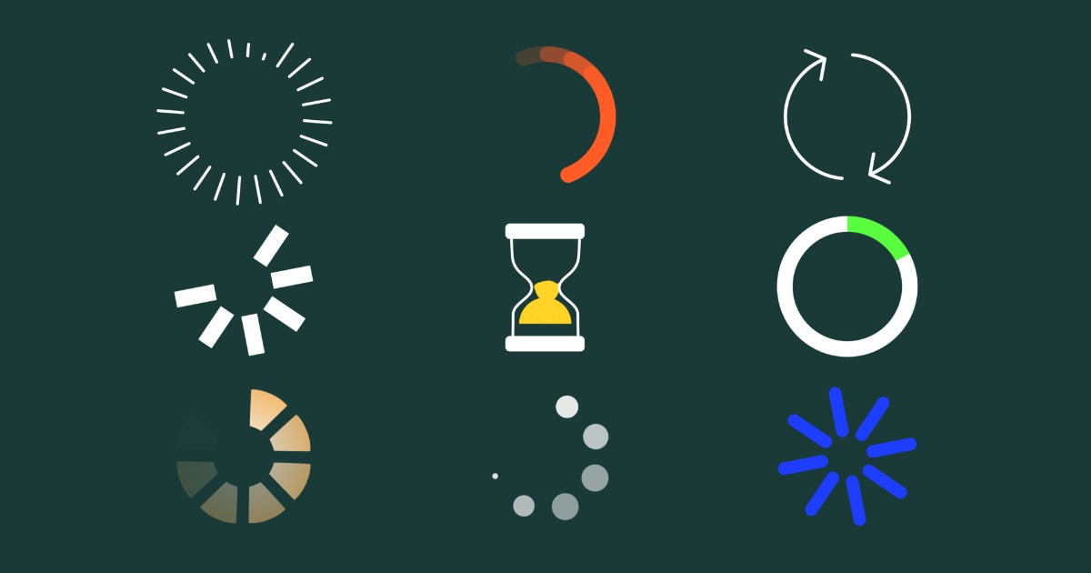 Loading Spinners And Wait Icons (07.04.25) | 2D Textures & Materials ...