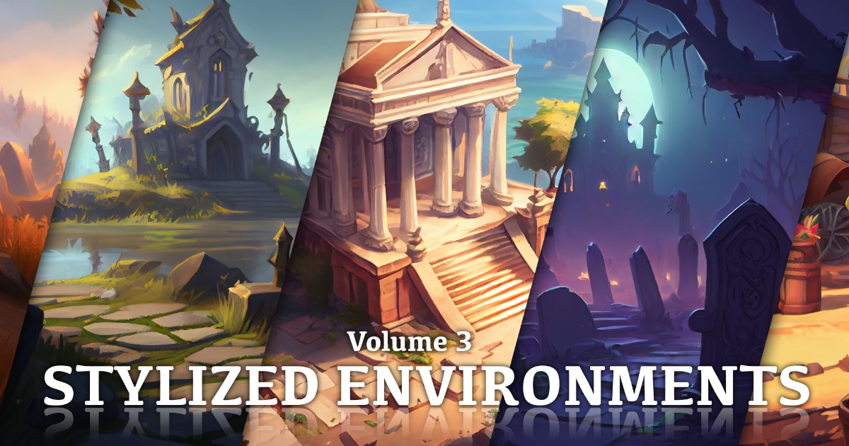 Stylized Environments Volume 3 | 2D 주변환경 | Unity Asset Store