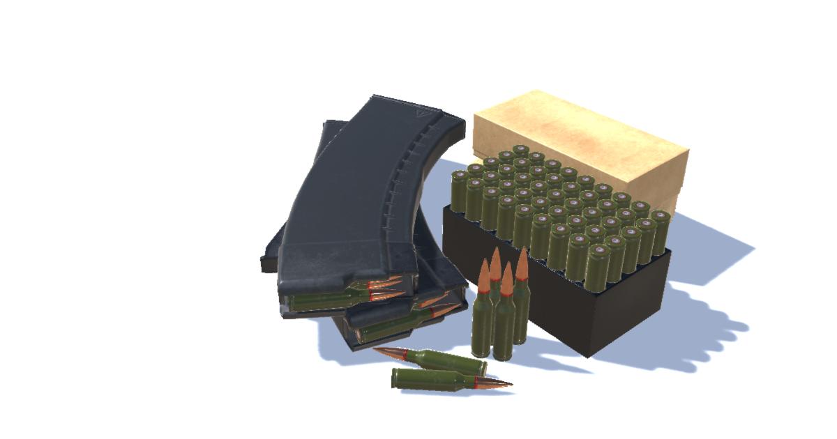 5.45x39 Ammo Pack | 3D Guns | Unity Asset Store