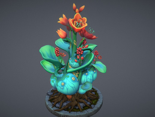 Hand paint Flower | 3D Props | Unity Asset Store