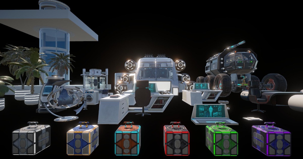 Ultimate Futuristic Props Bundle – Sci-Fi Pack Vol. 3 | 3D Props ...