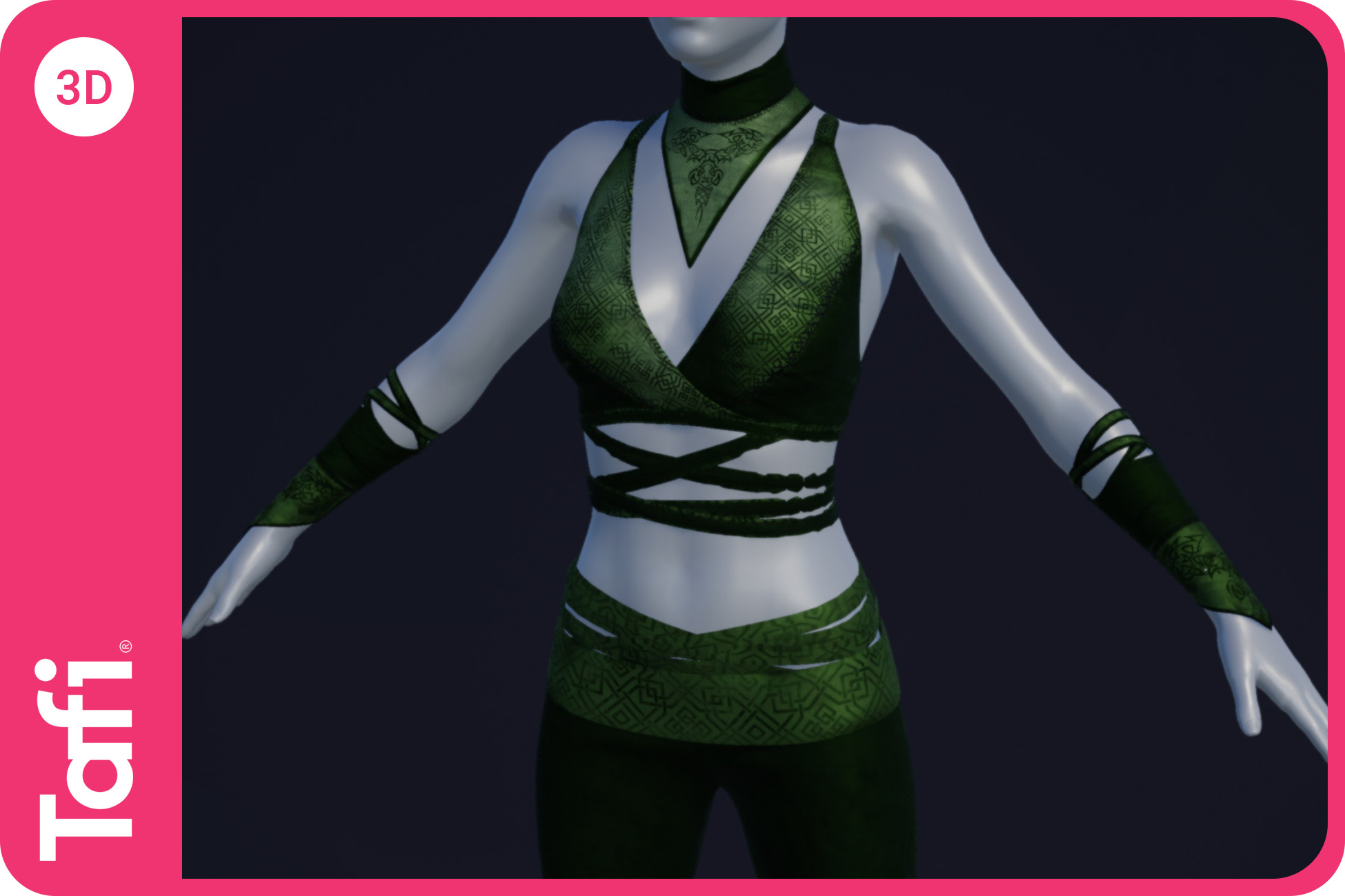 Nimble Elf Outfit Female from Tafi | 3D 의류 | Unity Asset Store