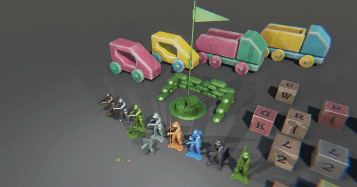Toy Soldiers - characters and weapons | 3D キャラクター | Unity Asset Store
