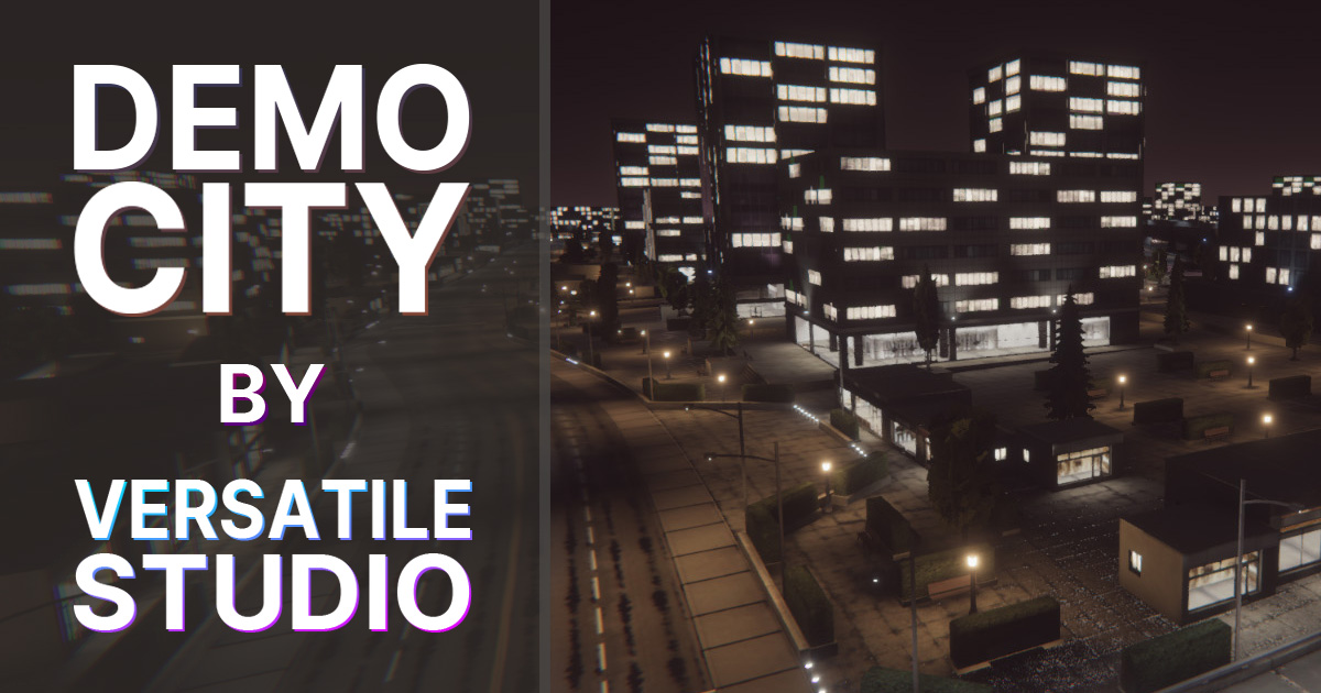 Demo City By Versatile Studio (Mobile Friendly) | 3D Urban | Unity Asset Store