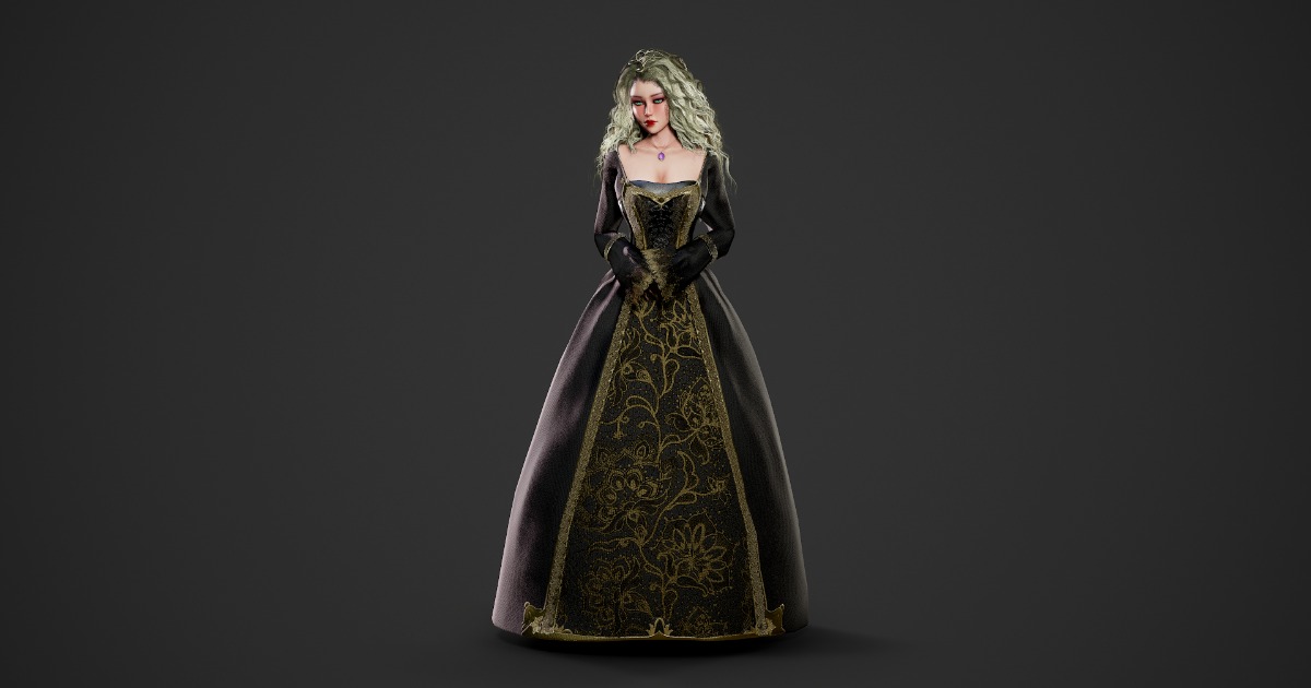 Noble Lady - Game Ready Character | Characters | Unity Asset Store