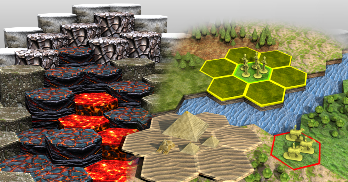 3d Hex Tiles | 3D Environments | Unity Asset Store