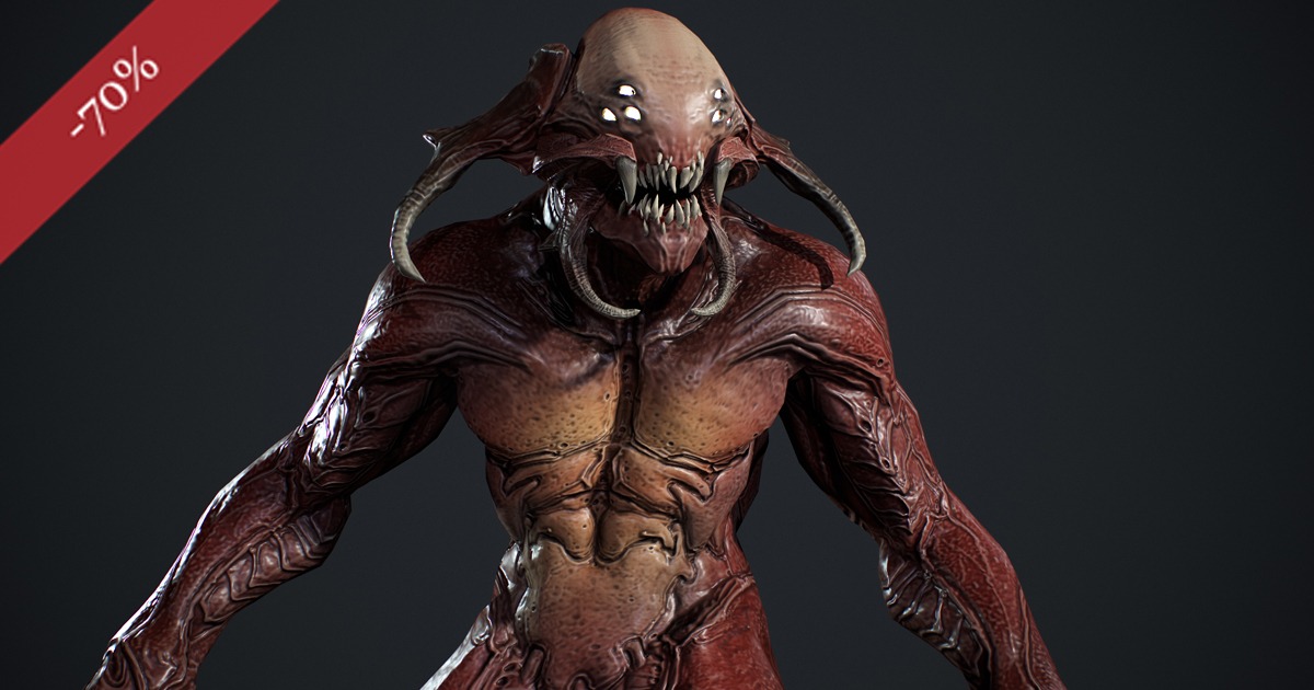 Demon Character 5 | 3D Creatures | Unity Asset Store