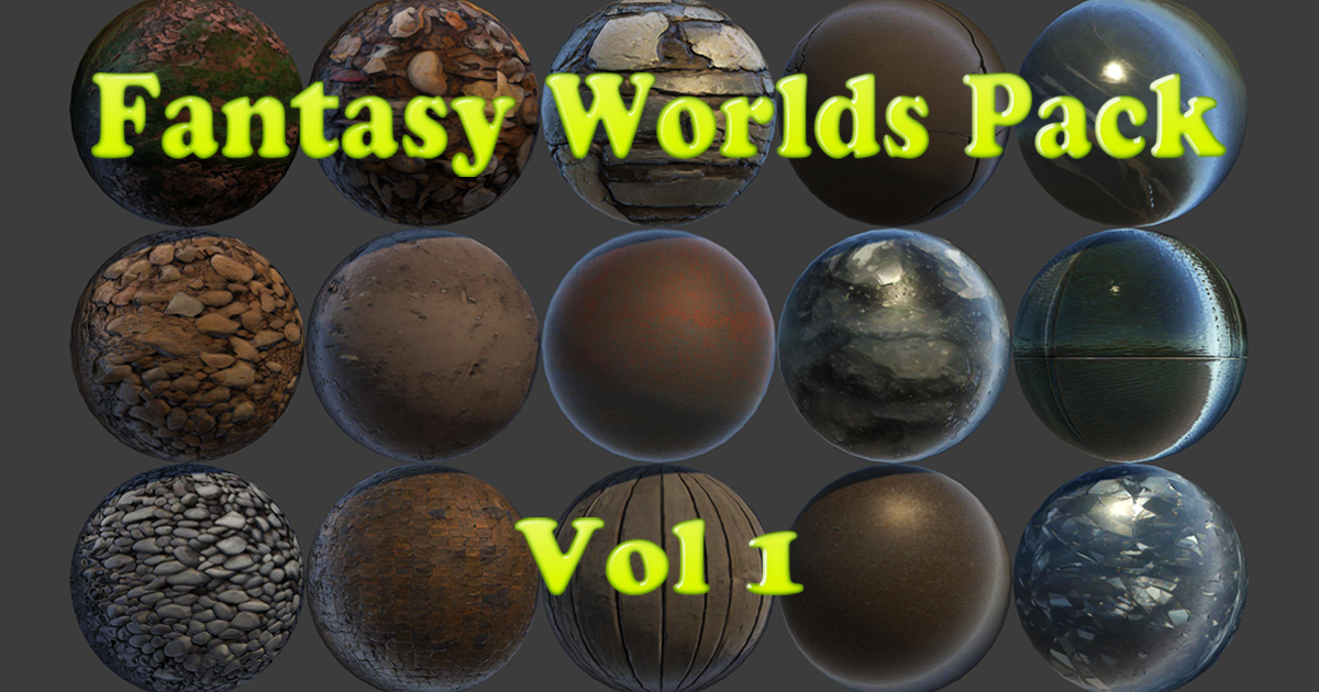 Fantasy Worlds Pack Vol 1 | 2D Textures & Materials | Unity Asset Store