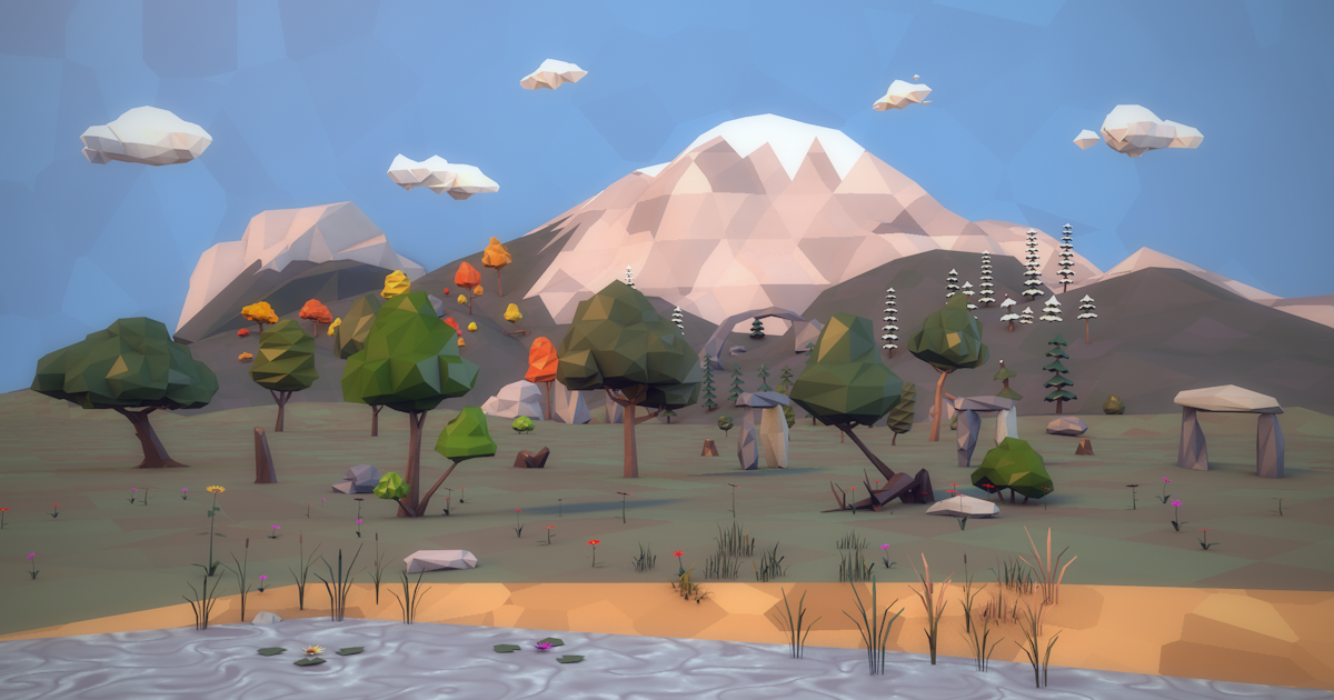 Low Poly Environment Asset Pack | 3D Environments | Unity Asset Store