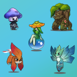 Animated 2d Evolution Plant Pack 1