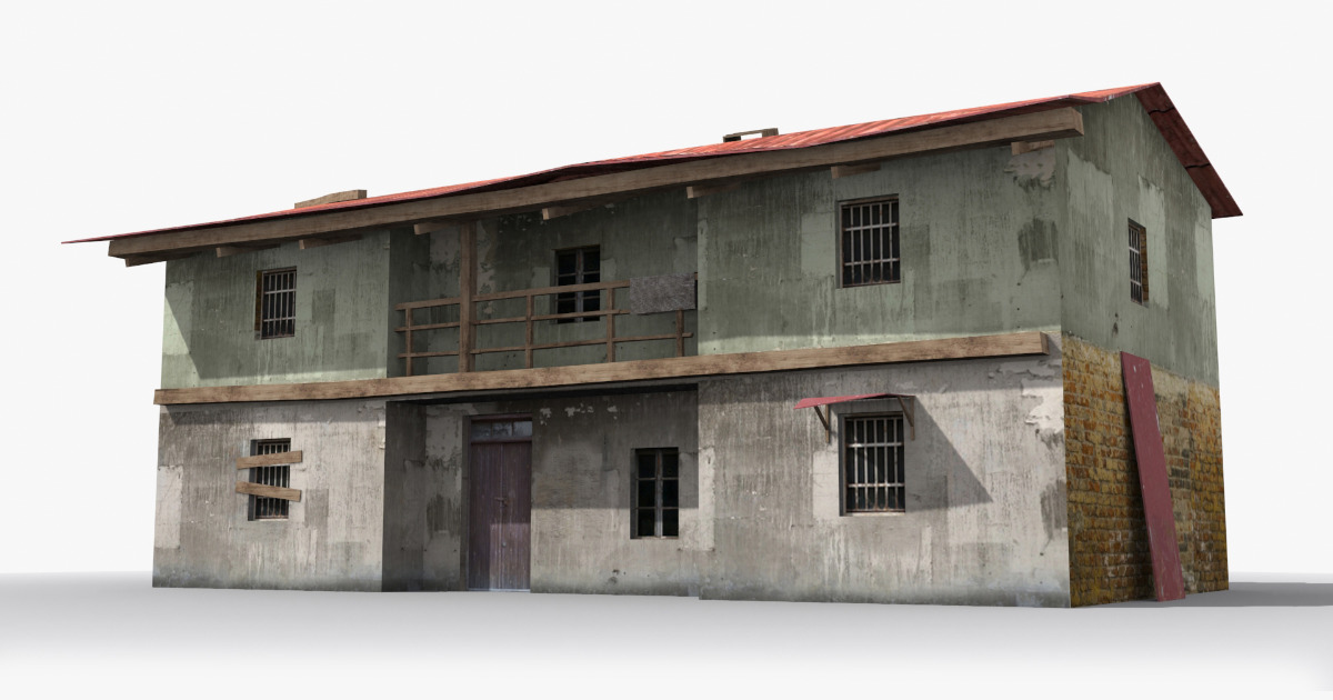 Slum House – Variant 06 | 3D Urban | Unity Asset Store
