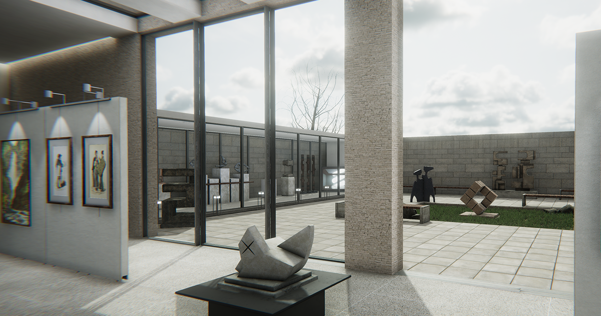 Art Gallery | Blue Dot Studios | 3D Urban | Unity Asset Store